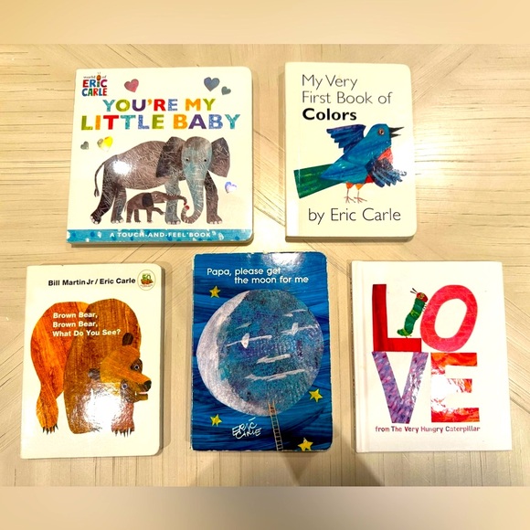 Eric Carle | Other | Eric Carle Books Set Of 5 4 Board Books Hardcover ...